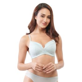 floral lace paneled drop-v bra | XIXILI Lingerie Global